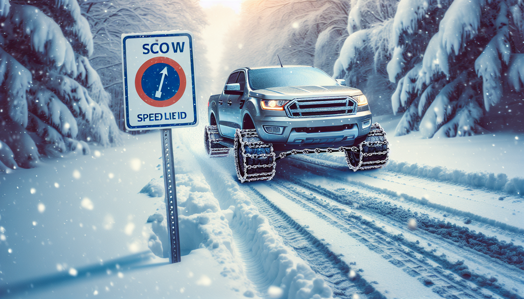 Faszinierend Wie Schnell Darf Ein Kraftfahrzeug Mit Schneeketten Hochstens Fahren Bild